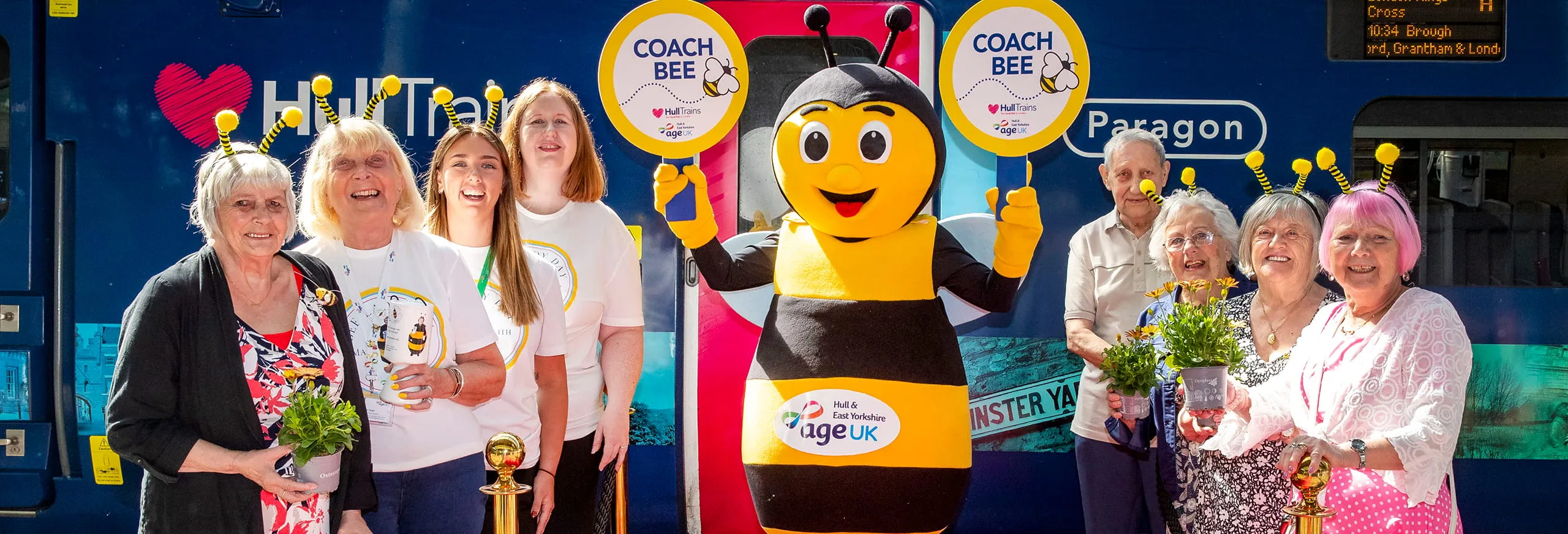 Red Carpet Welcome for Guests Celebrating Local Legend on Bee Lady Day